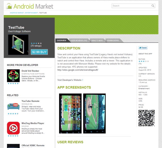 Android Web Market Review – LiquidRetro.Net's Reviews